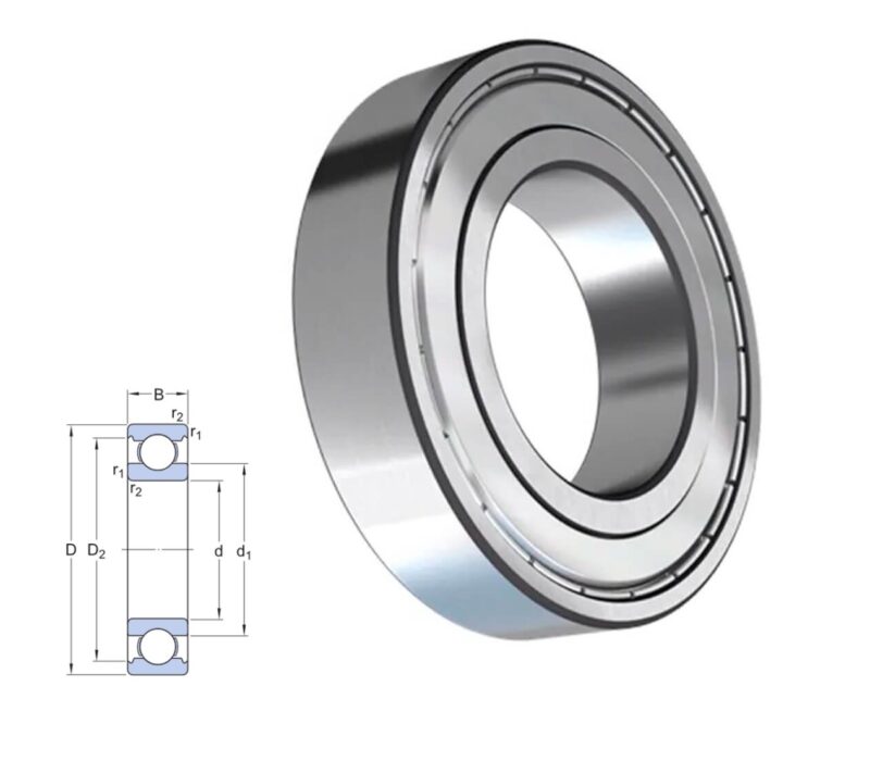 ROLAMENTO 6322 ABERTO C3 - 95 X 200 X 45 - TIMKEN - Radal Soluções